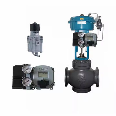 DN250 Pneumatic Control Valves với SVI2-21123121 Masoneilan Digital ...