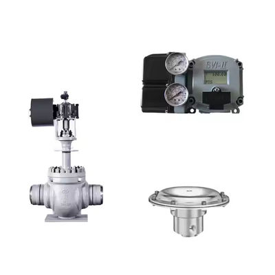 Pneumatic Control Valve với Masoneilan SVI2-21123111 Positioner Và ...