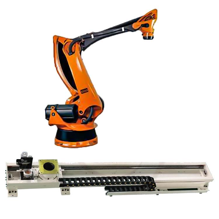 Bàn tay robot làm phế liệu 5 trục Kuka KR 180 PA Với đường ray hướng ...