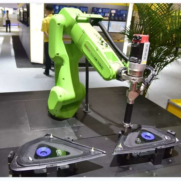 Fanuc Cobot Robotic Arm 6 Axis CR-14iA/L Với CNGBS RGV Robot Cho Cnc ...