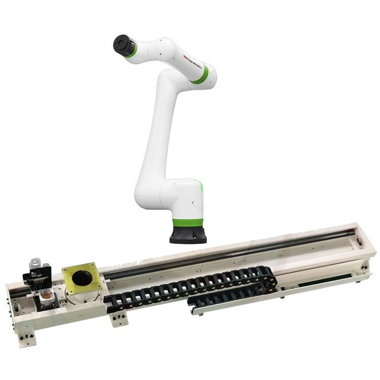 Fanuc Robotic Arm 6 Axis CRX-20iA/L Với CNGBS Robot Guide Rail để xử lý ...