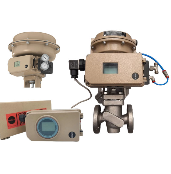 Samson 3730-3 Electro Pneumatic Positioner ((HART) Wi/3277 Pneumatic ...
