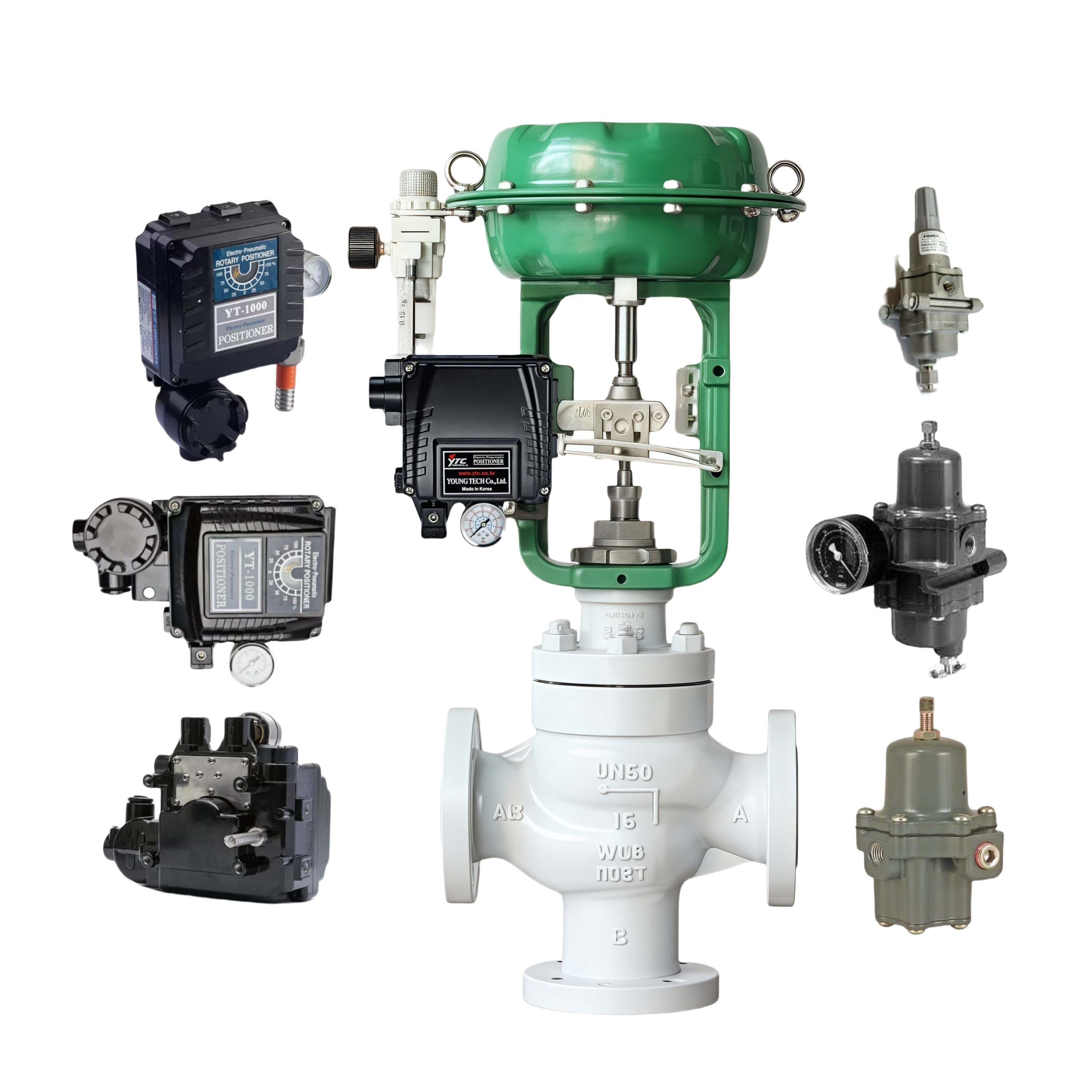 Rotork YT-1000R Automatic Flow Control Valve Electro-Pneumatic Valve ...